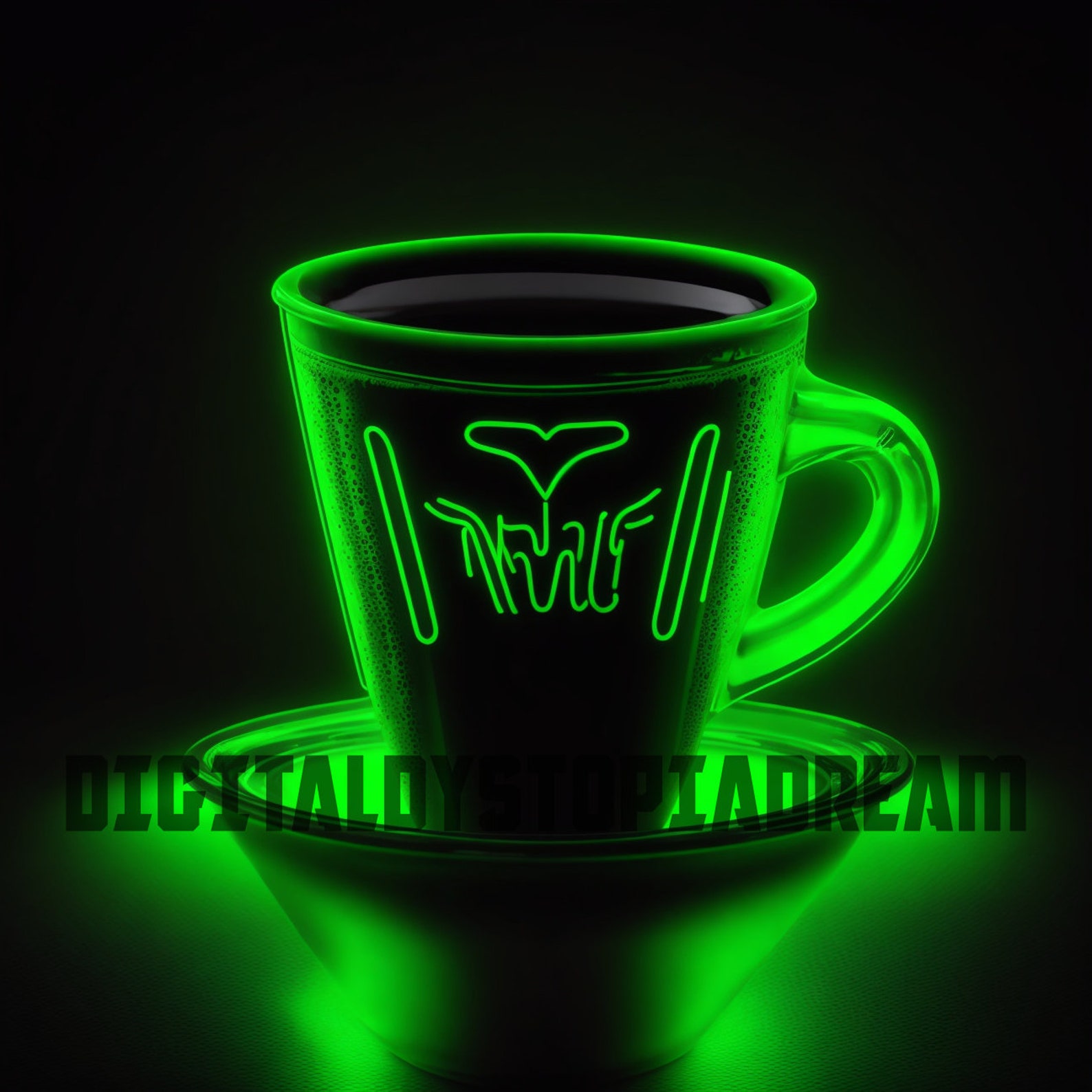 Coffee Cyberpunk Twitch Sub Bit Badges for Streamers, Vtuber ,dark ...