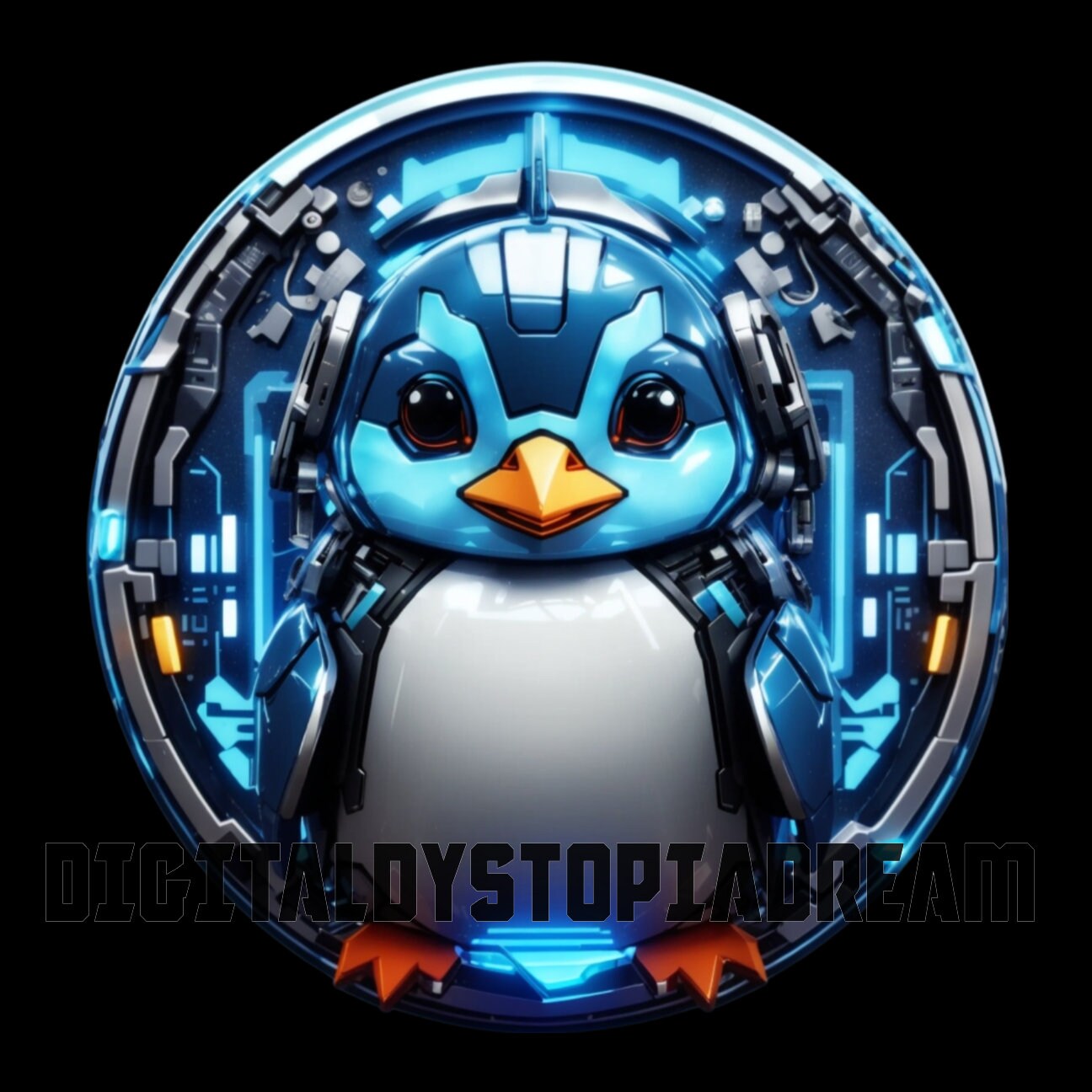 Cyberpunk Penguins Twitch/kick Sub and Bit Badges for Streamers,vtubers ...