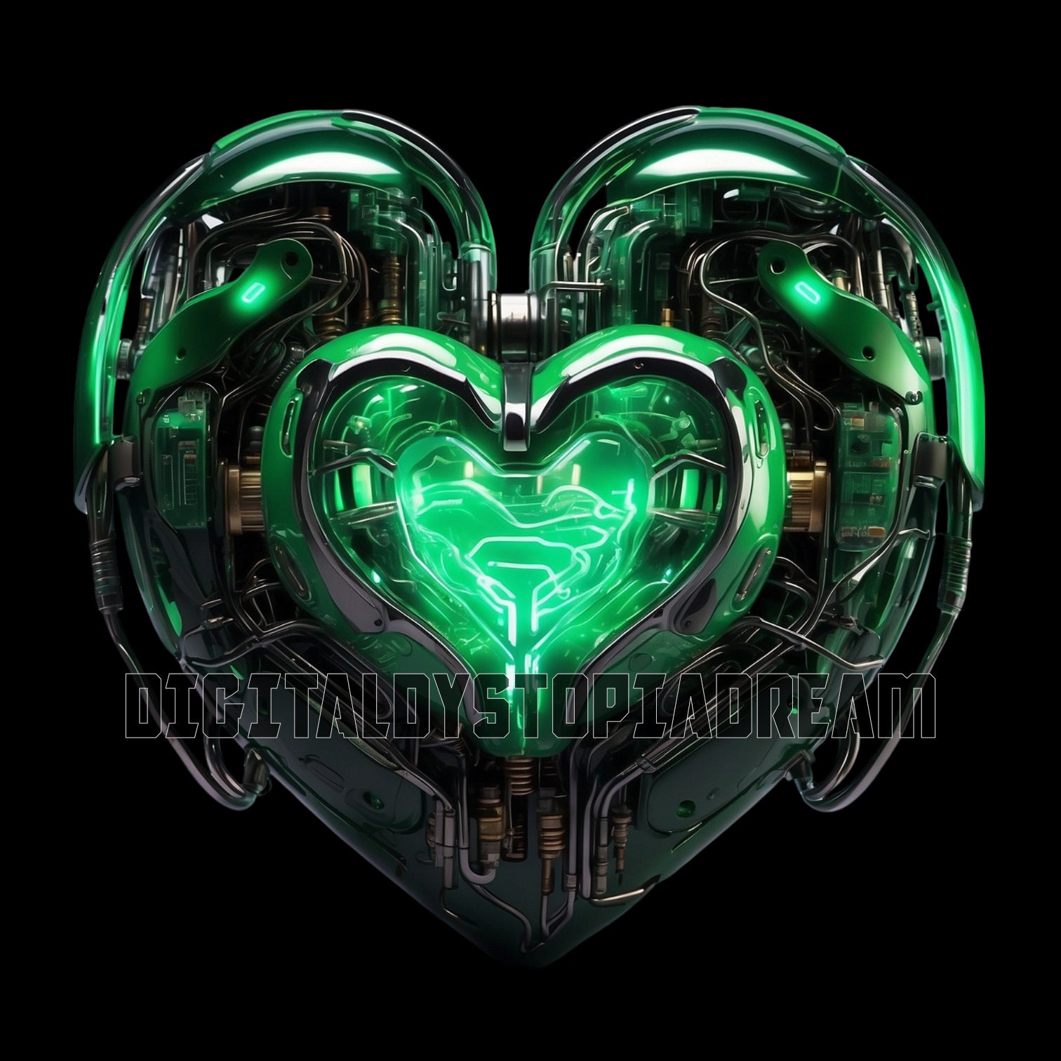 Cyberpunk Mechanical Hearts Twitch Sub Bit Badges for Streamers,vtubers ...
