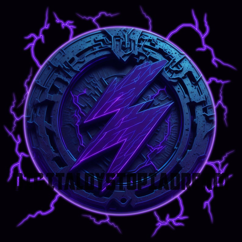 36 Neon Lightning Bolts Twitch Kick Sub Bit Badges for Streamers ...