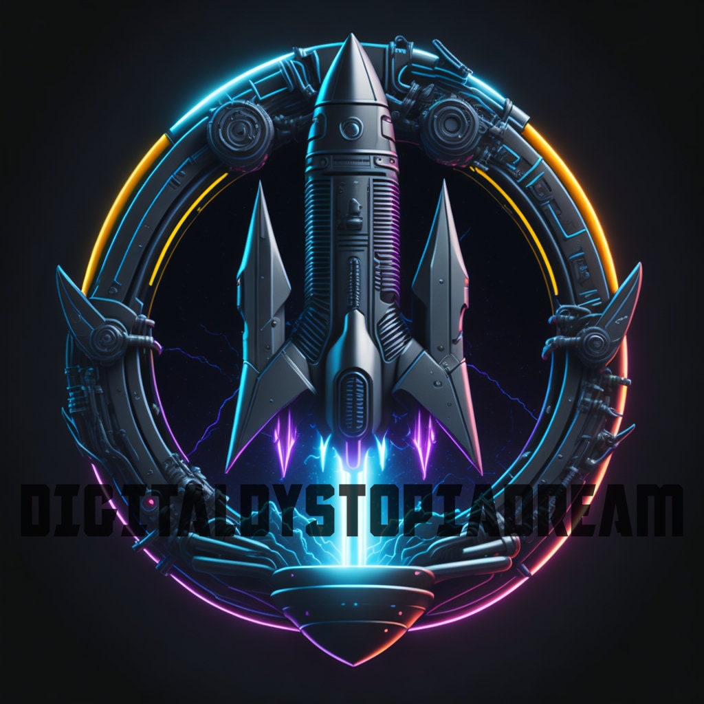 Cyberpunk Rockets Twitch Sub Badges and Bit Badges for Streamers,vtubers 32 Transparent PNG ...