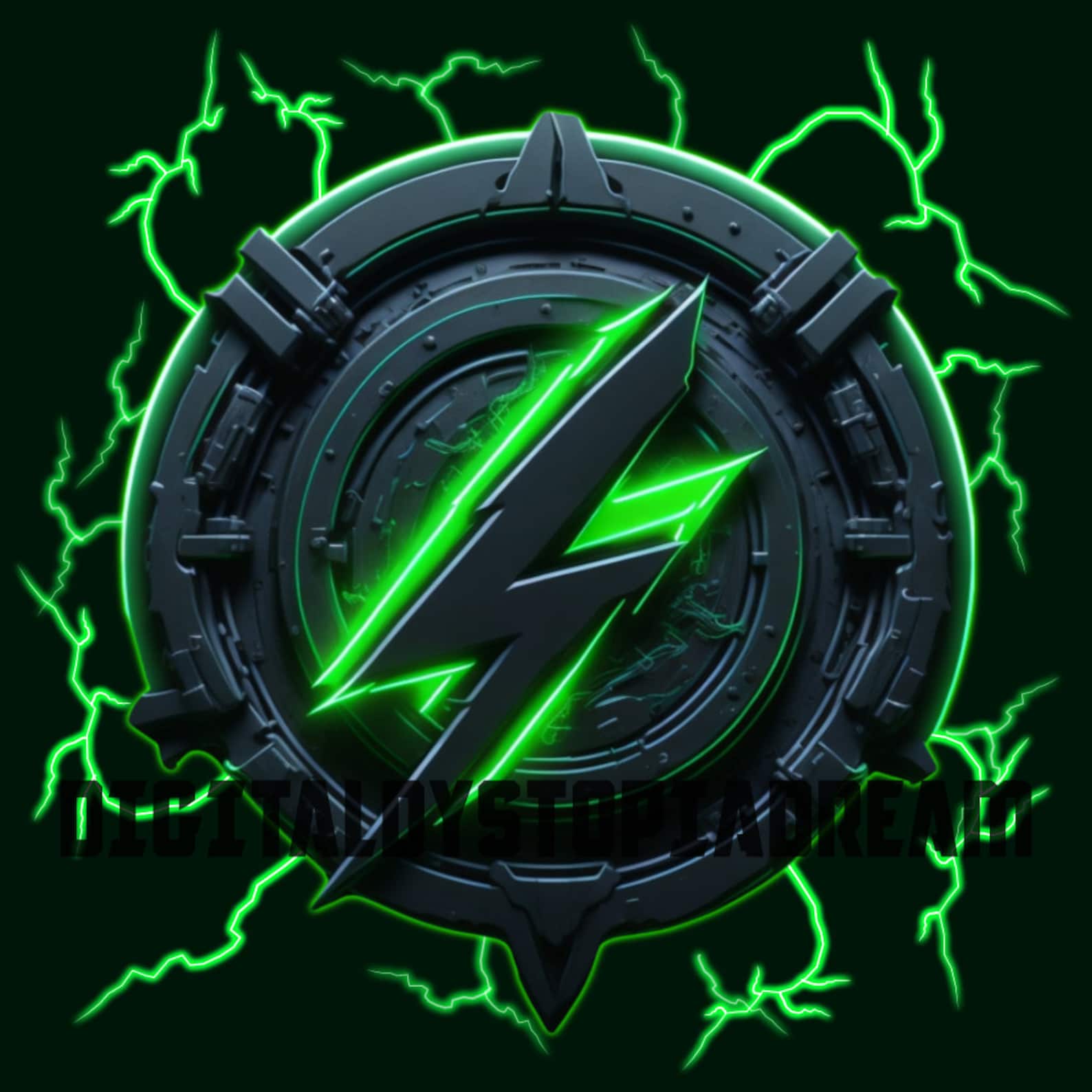 36 Neon Lightning Bolts Twitch Kick Sub Bit Badges for Streamers ...