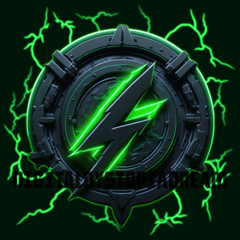 36 Neon Lightning Bolts Twitch Kick Sub Bit Badges for Streamers ...