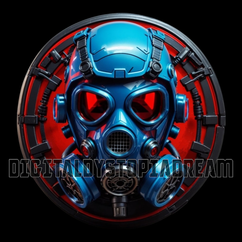 Cyberpunk Gas Masks Twitch Sub Bit Badges for Streamers, Vtubers ,punk ...