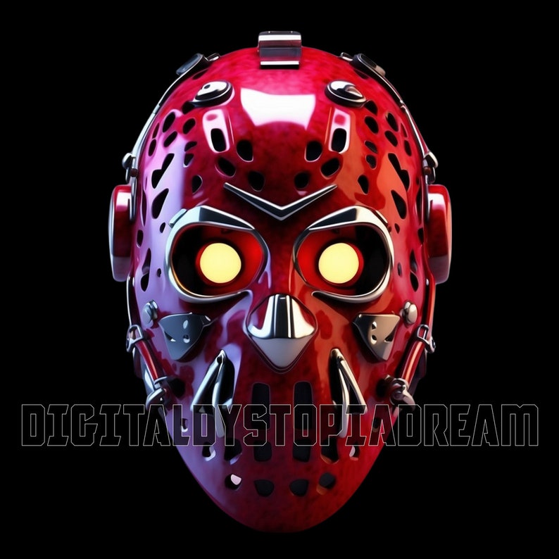 Cyberpunk Hockey Goalie Mask Twitch/kick Sub and Bit Badges for ...