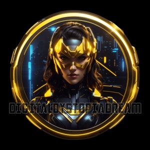 40 Cyberpunk Superhero Transparent PNG Twitch Kick Sub Bit Badges for ...