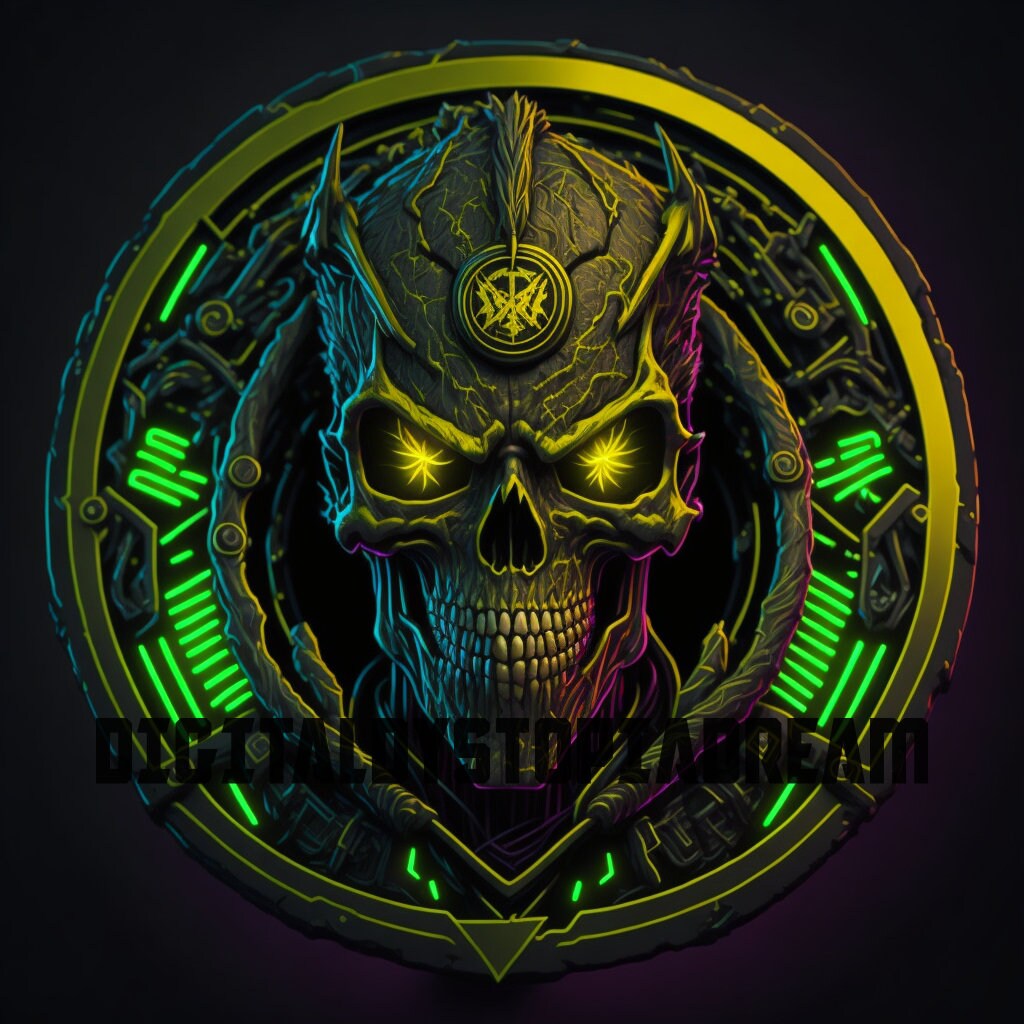Cyberpunk Zombies Twitch Kick Sub Badges and Bit Badges for Streamers ...