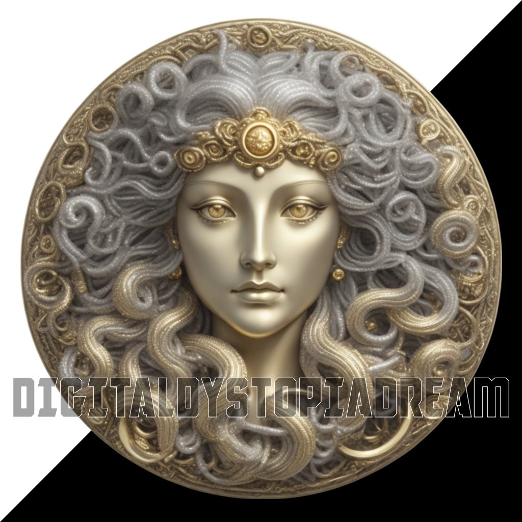 Mystical Medusa Emotes 32 Transparent PNG Twitch Sub Bit Badges for ...