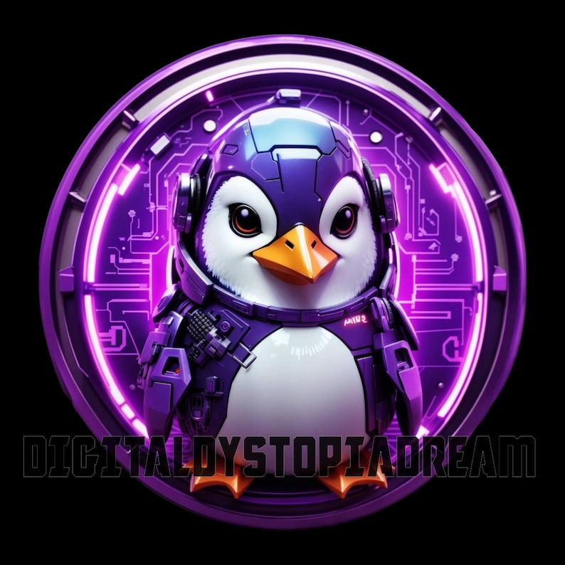 Cyberpunk Penguins Twitch/kick Sub and Bit Badges for Streamers,vtubers ...