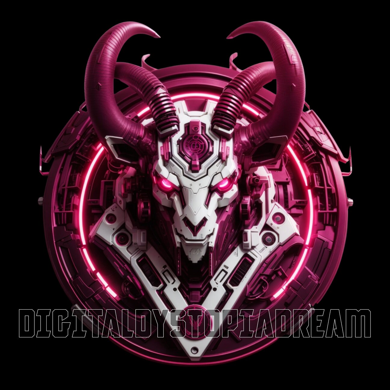 Cyberpunk Baphomet Emotes 40 Transparent PNG Twitch Kick Sub Bit Badges ...