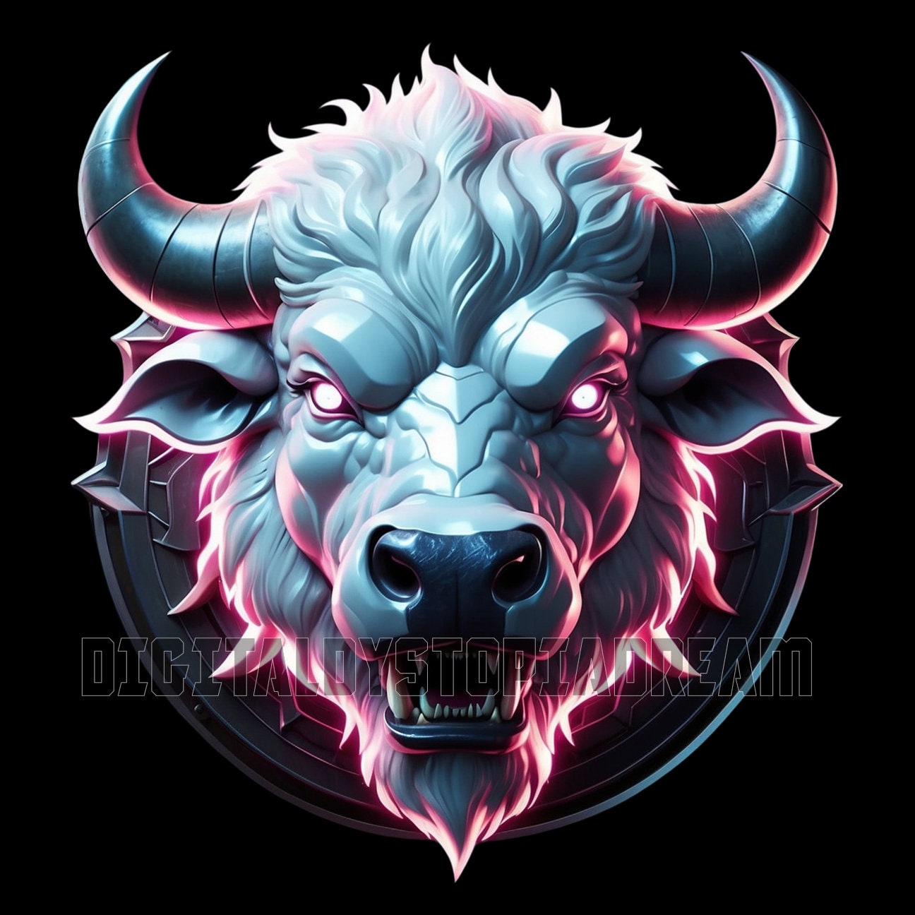 Cyberpunk Buffalo Shields Twitch Kick Sub/bit Badges for Streamers ...