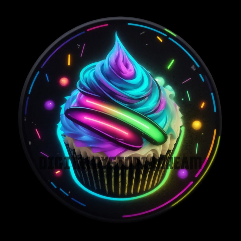 32 Cyberpunk Cyber Cupcakes Twitch Sub and Bit Badges for Streamers ...