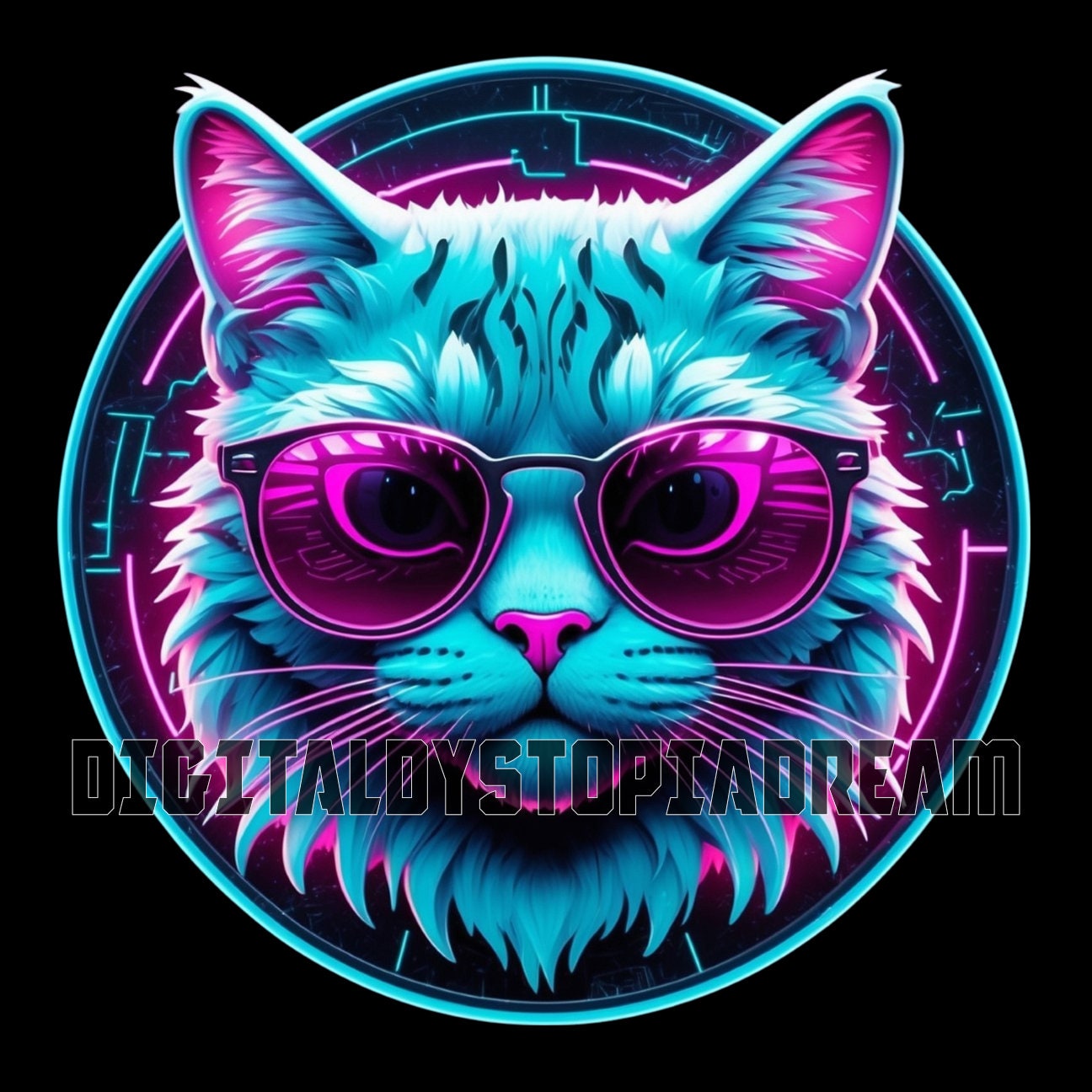 Cool Cats Twitch Kick Sub Bit Badges for Streamers, Vtubers,animal ...