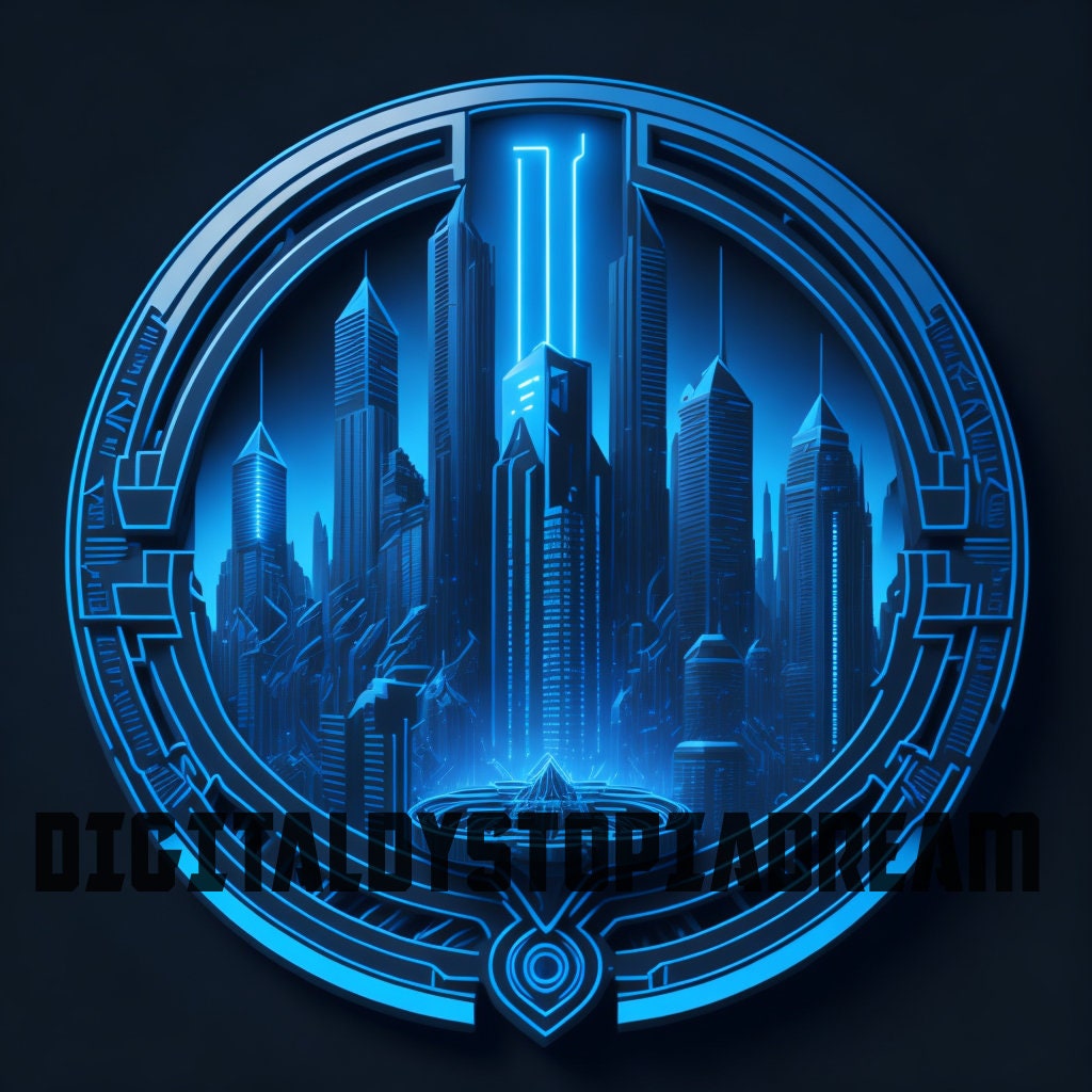 Cyberpunk Megacities Skyline Twitch Sub Badges and Bit Badges for ...