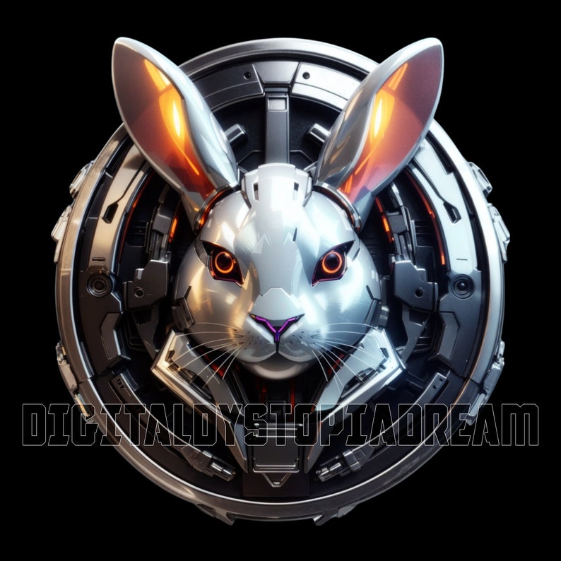 Cyber Bunnies Emote Twitch Kick Sub and Bit Badges for Streamers ...