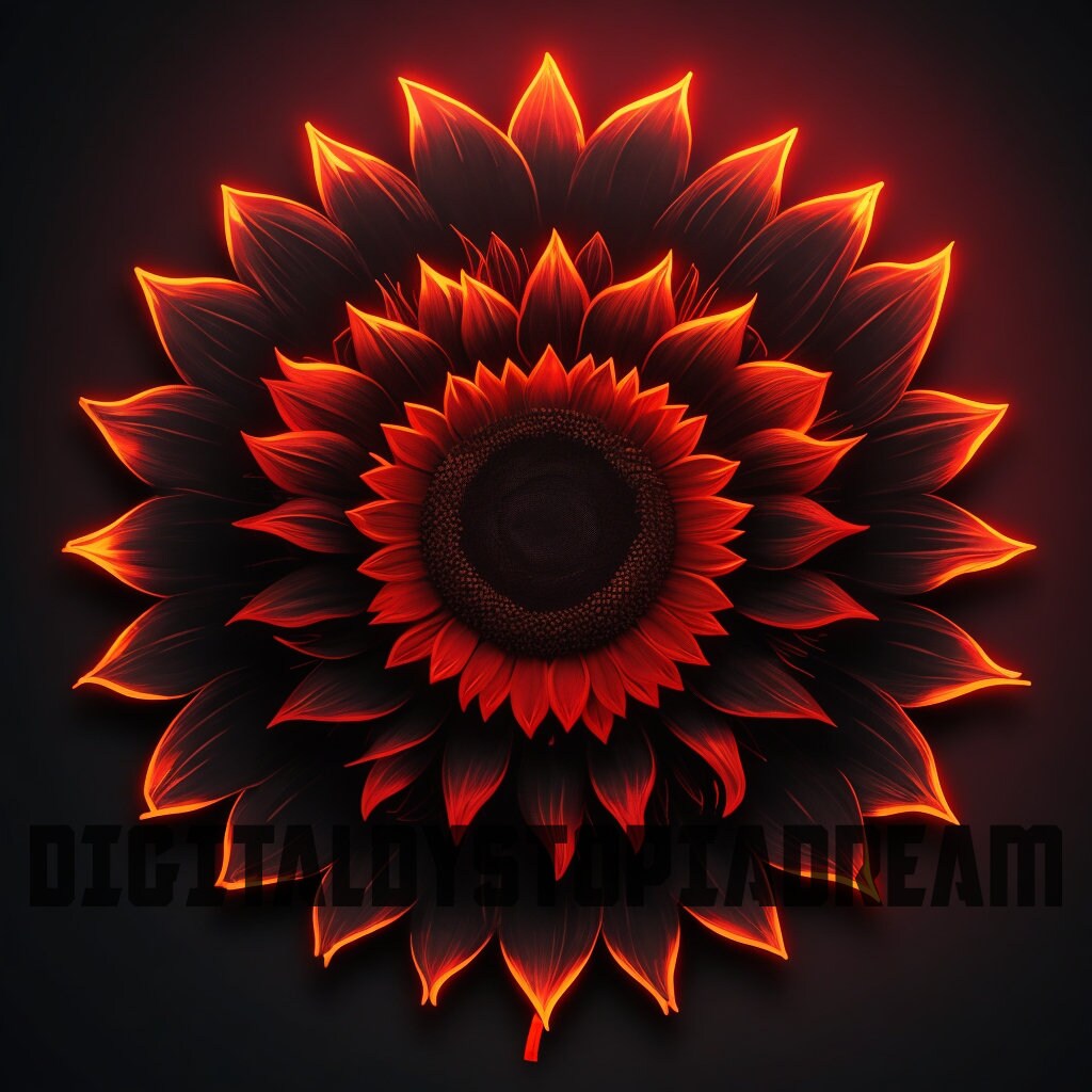 Cyberpunk Sunflower Twitch Sub and Bit Badges for Streamers,vtubers ...