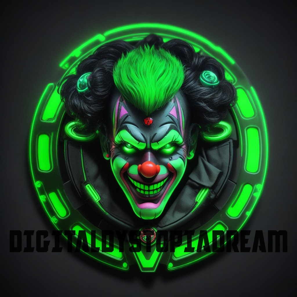 Cyberpunk Clowns Twitch/kick Sub and Bit Badges for Streamers,vtubers ...