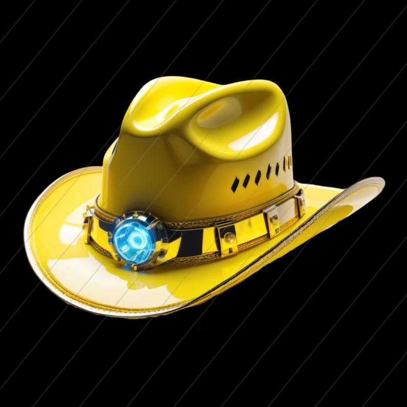 Neon Cowboy Hats Twitch Sub Bit Badges for Streamers,vtubers,40 ...