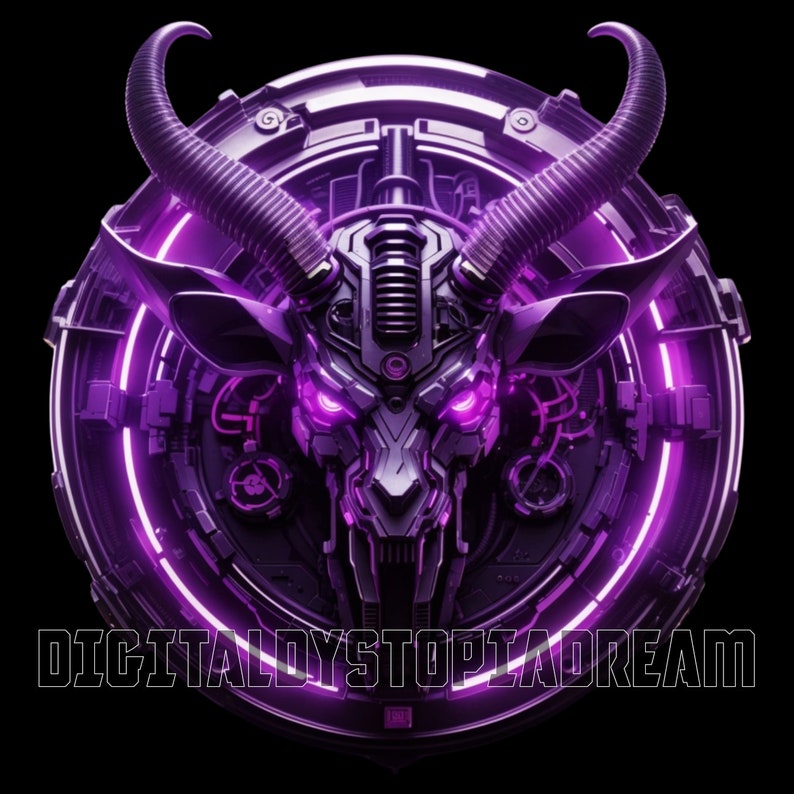Cyberpunk Baphomet Emotes 40 Transparent PNG Twitch Kick Sub Bit Badges ...