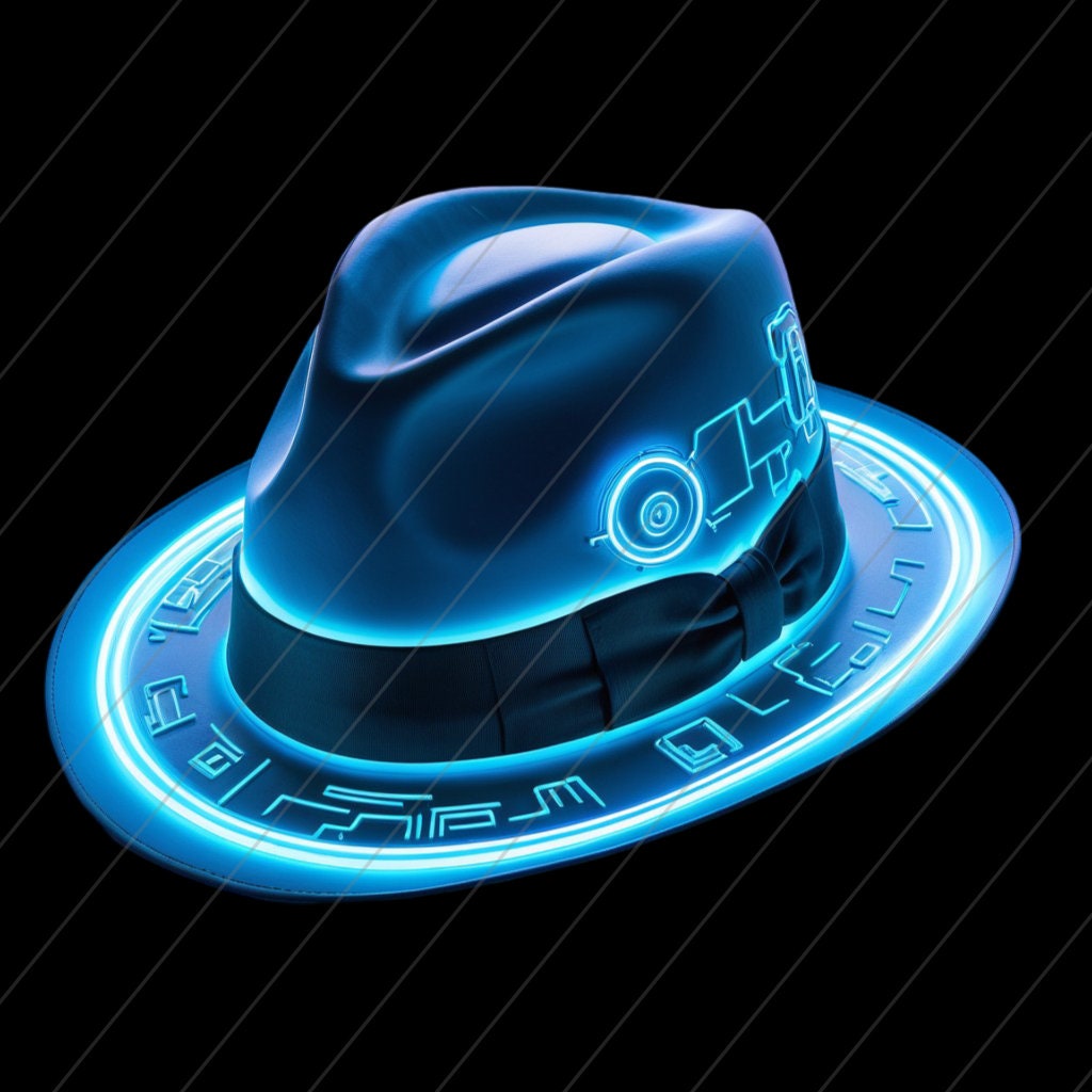 Neon Fedora Twitch Sub Bit Badges for Streamers,vtubers,40 Colorful ...
