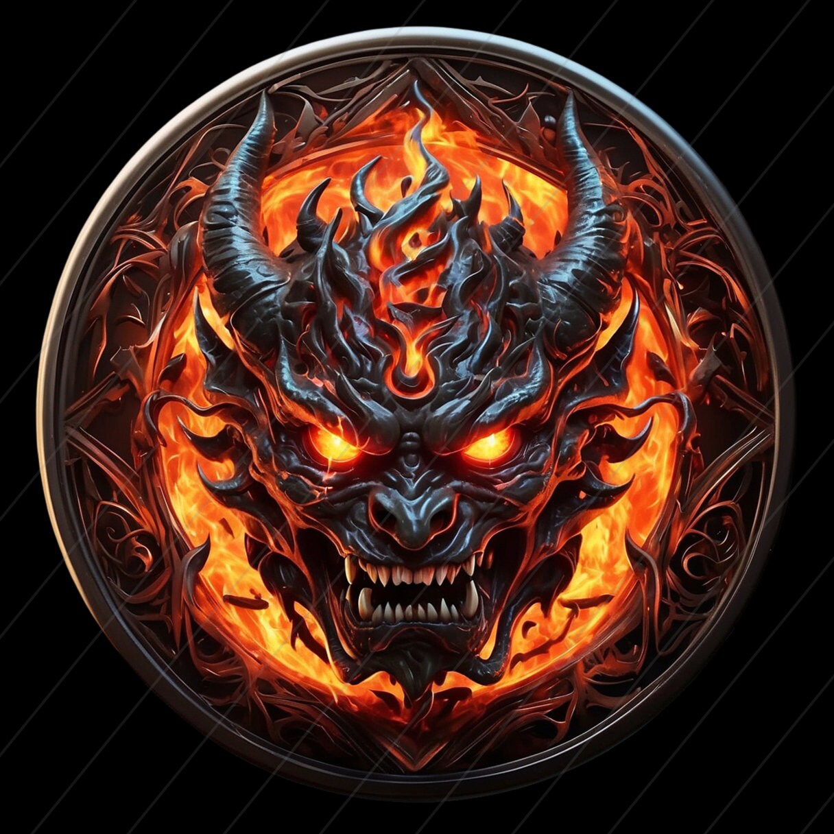 Cyberpunk Daemon Twitch Kick Sub Bit Badges for Streamers,vtubers ...