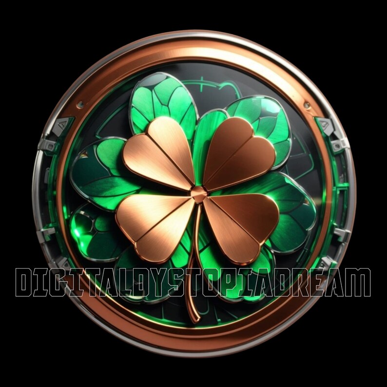 Cyberpunk 4-leaf Clover Twitch Sub Bit Badges for Streamers,vtubers,32 ...