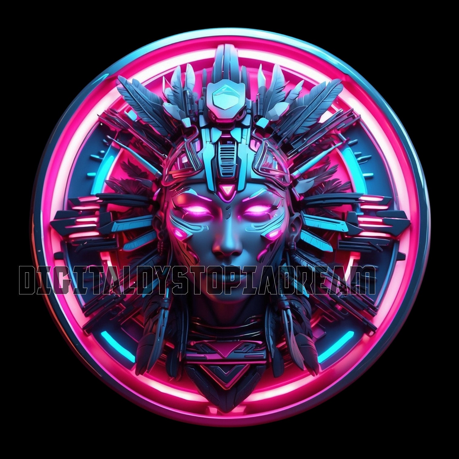 32 Native American Cyberpunk Twitch Sub Bit Badges for Streamers ...