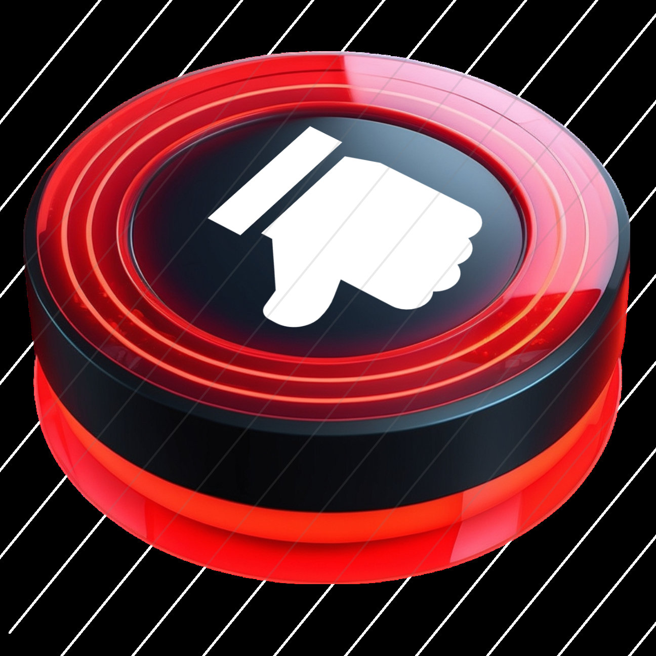 Animated Neon Dislike Button Twitch Emotes for Streamers,6 Colors,28x28 ...