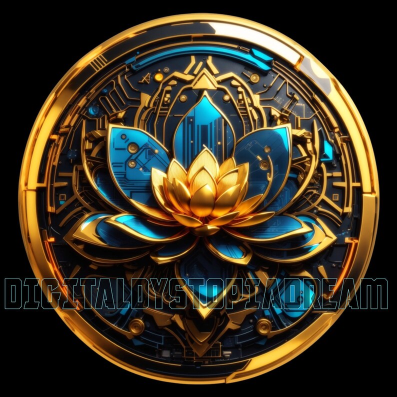 Cyberpunk Lotus Flower Twitch Sub Badges and Bit Badges for Streamers ...