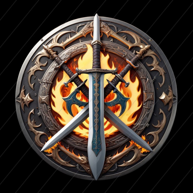 Crossed Swords Twitch Kick Sub Bit Badges for Streamers,vtubers, 40 ...