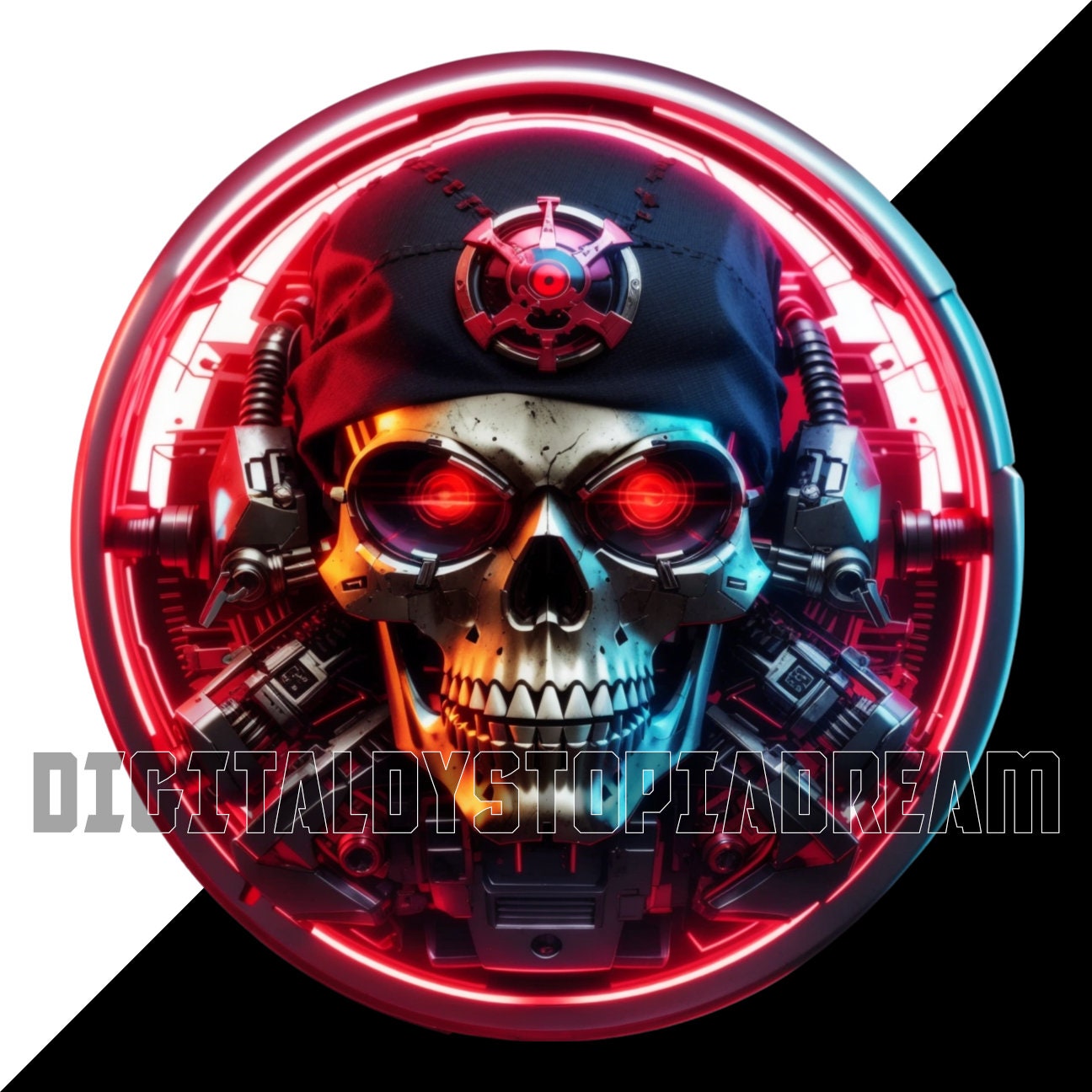 Pirate Skulls Cyberpunk Twitch Kick Sub Bit Badges for Streamers,vtuber ...