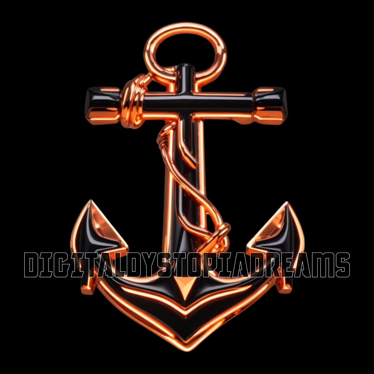 Neon Anchor Cyberpunk Twitch Sub Bit Badges for Streamers, Vtubers, Sea ...