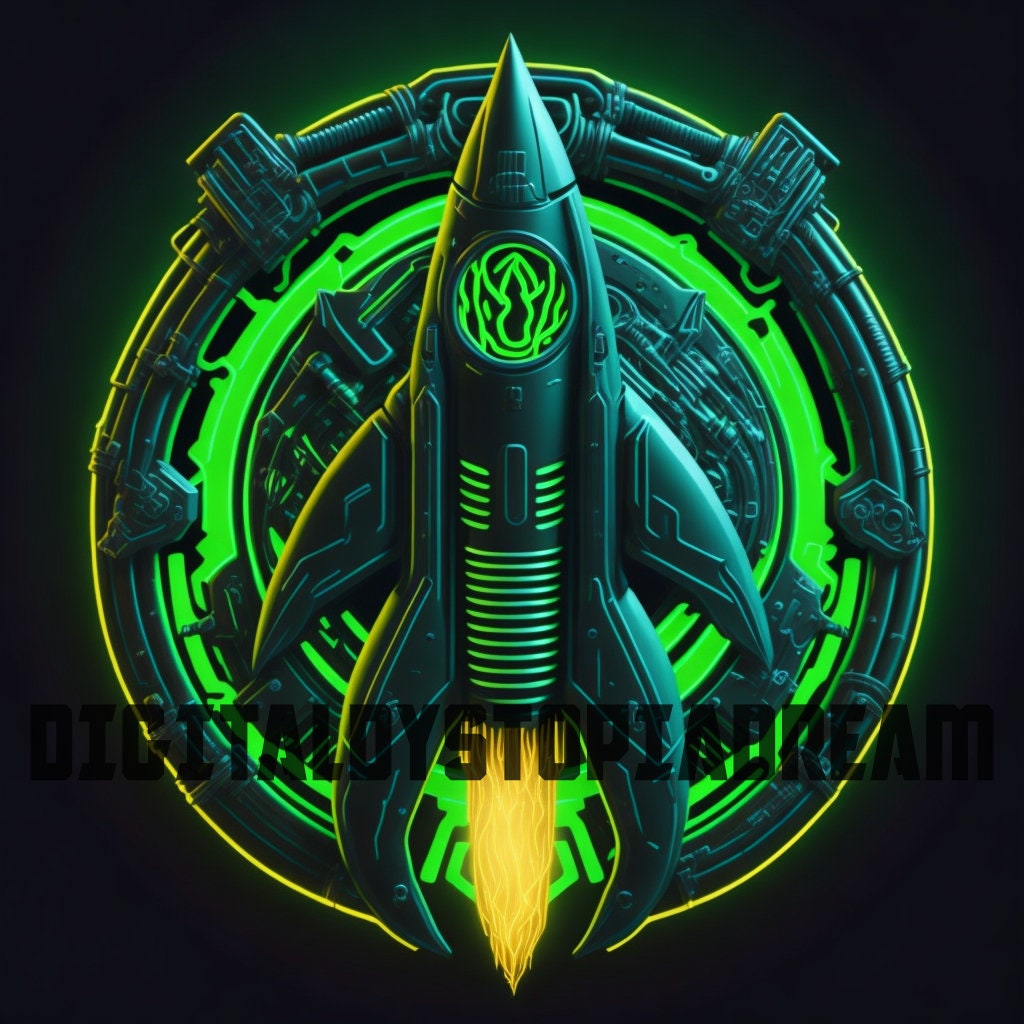Cyberpunk Rockets Twitch Sub Badges and Bit Badges for Streamers ...