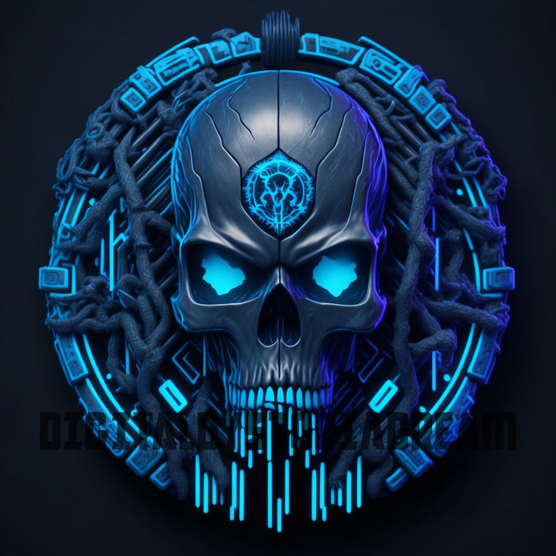 40 Cyberpunk Skulls Twitch Sub Badges Bit Badges for Streamers Vtubers ...
