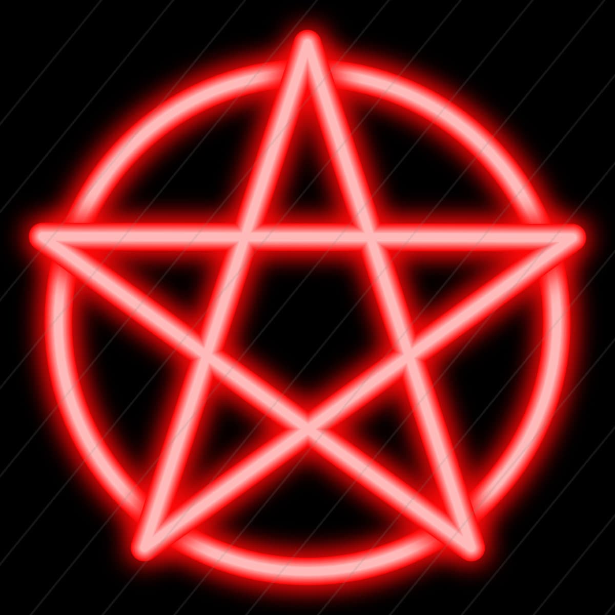 Neon Pentagrams Twitch/kick Sub Bit Badges for Streamers,vtubers,30 ...