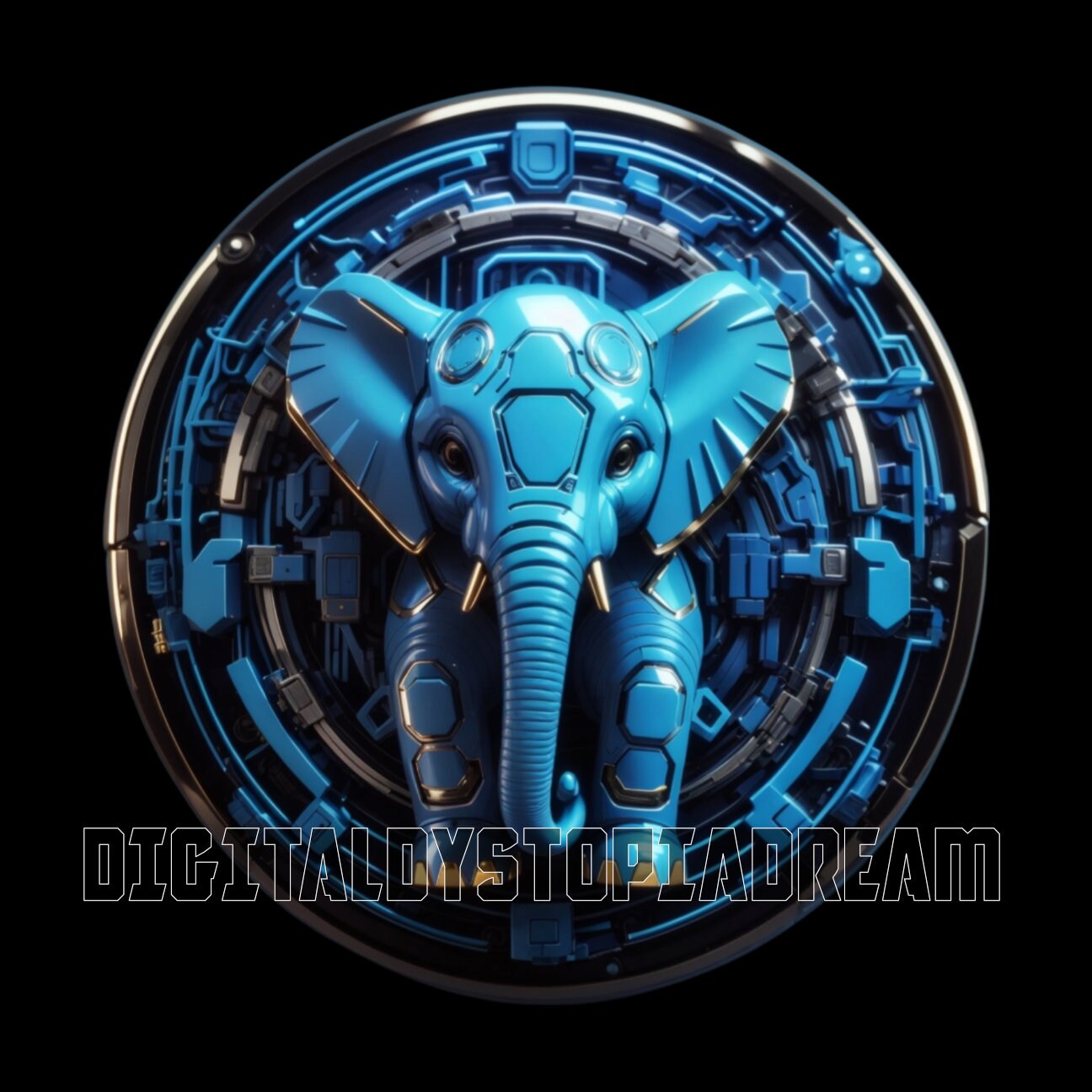 Cyberpunk Elephants Twitch Kick Sub/bit Badges for Streamers,vtubers ...