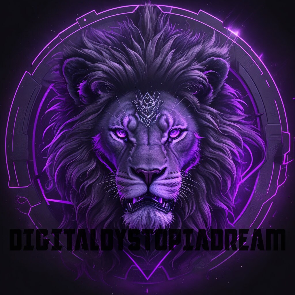Cyberpunk Lions Twitch Kick Sub and Bit Badges for Streamers,vtubers ...