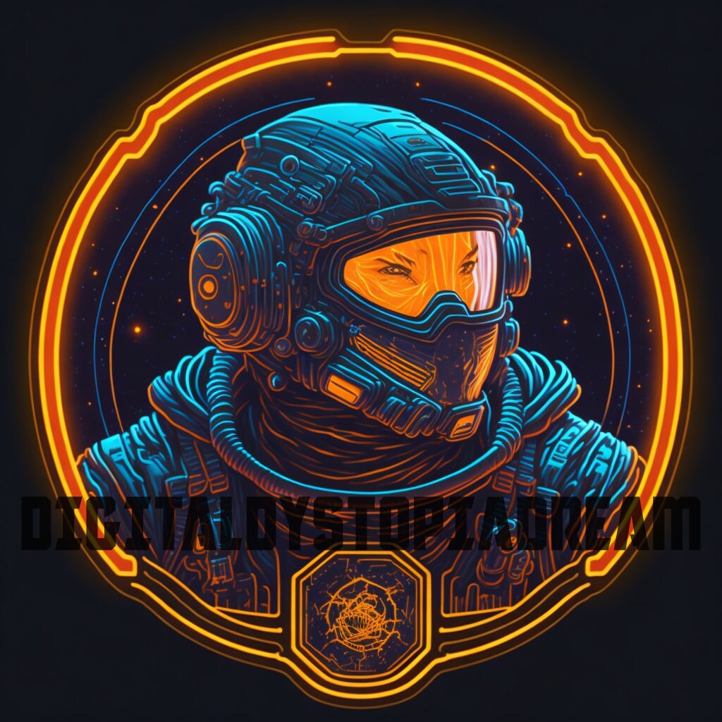 Cyberpunk Astronauts Twitch Sub Badges and Bit Badges for Streamers ...