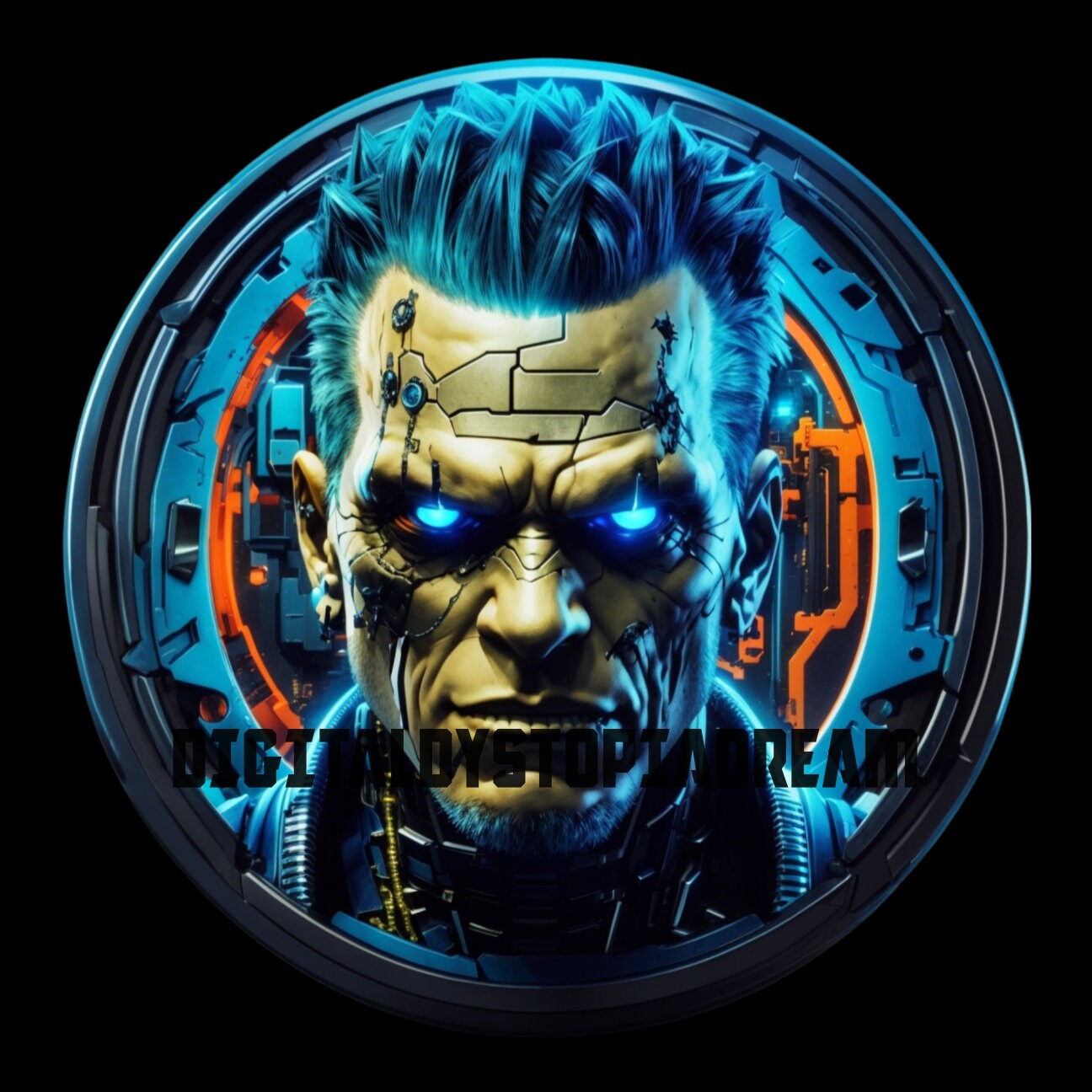 32 Cyberpunk Frankenstein Twitch Sub Bit Badges for Streamers,vtubers ...