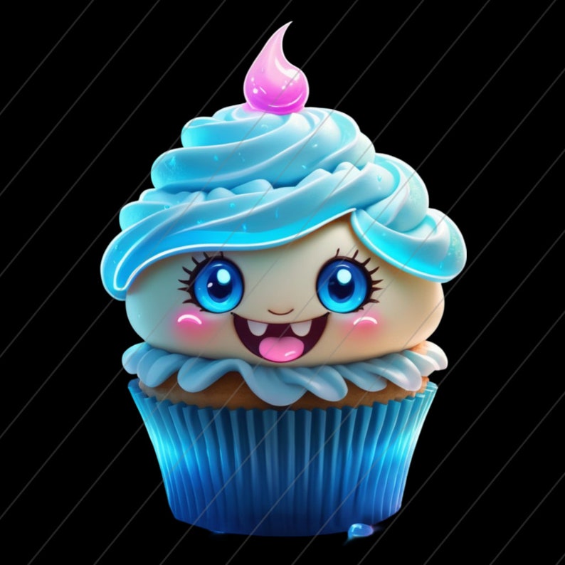 Kawaii Cupcakes Twitch Kick Sub and Bit Badges for Streamers,vtubers ...