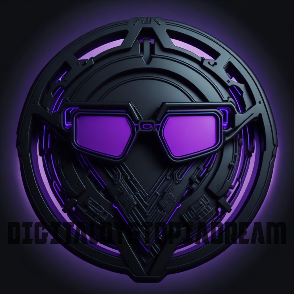 Cyberpunk VR Glasses Twitch Sub Badges and Bit Badges for Streamers ...