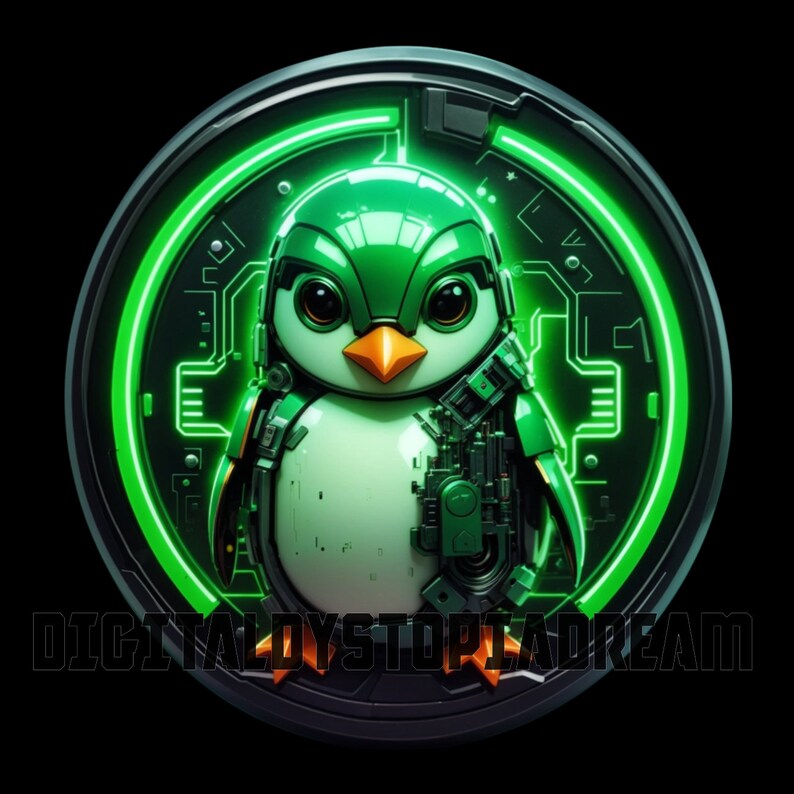 Cyberpunk Penguins Twitch/kick Sub and Bit Badges for Streamers,vtubers ...