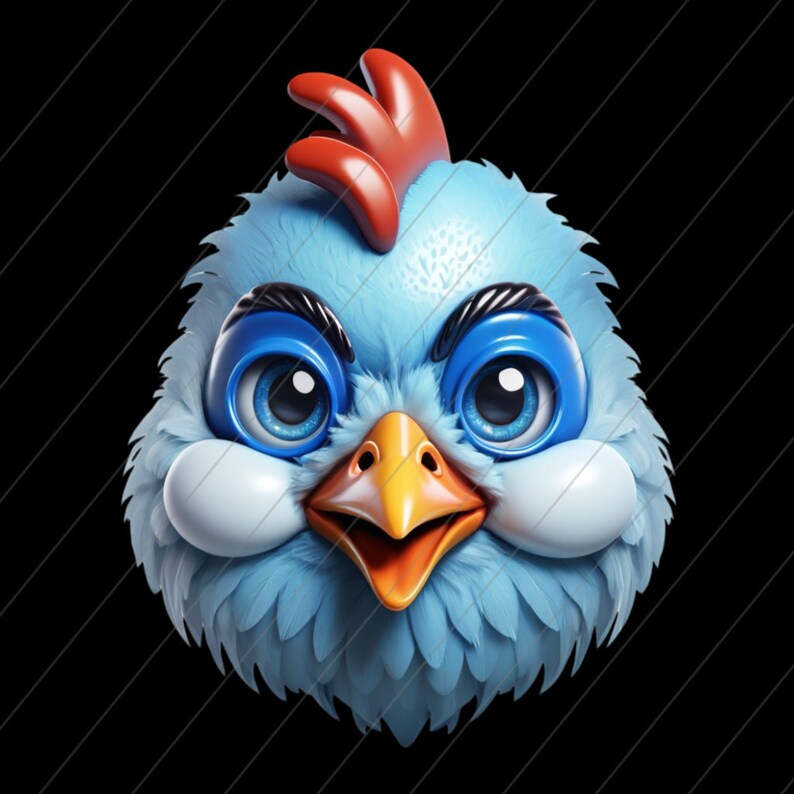 Happy Chicken Twitch Kick Sub Bit Badges for Streamers,vtubers,40 Cute ...