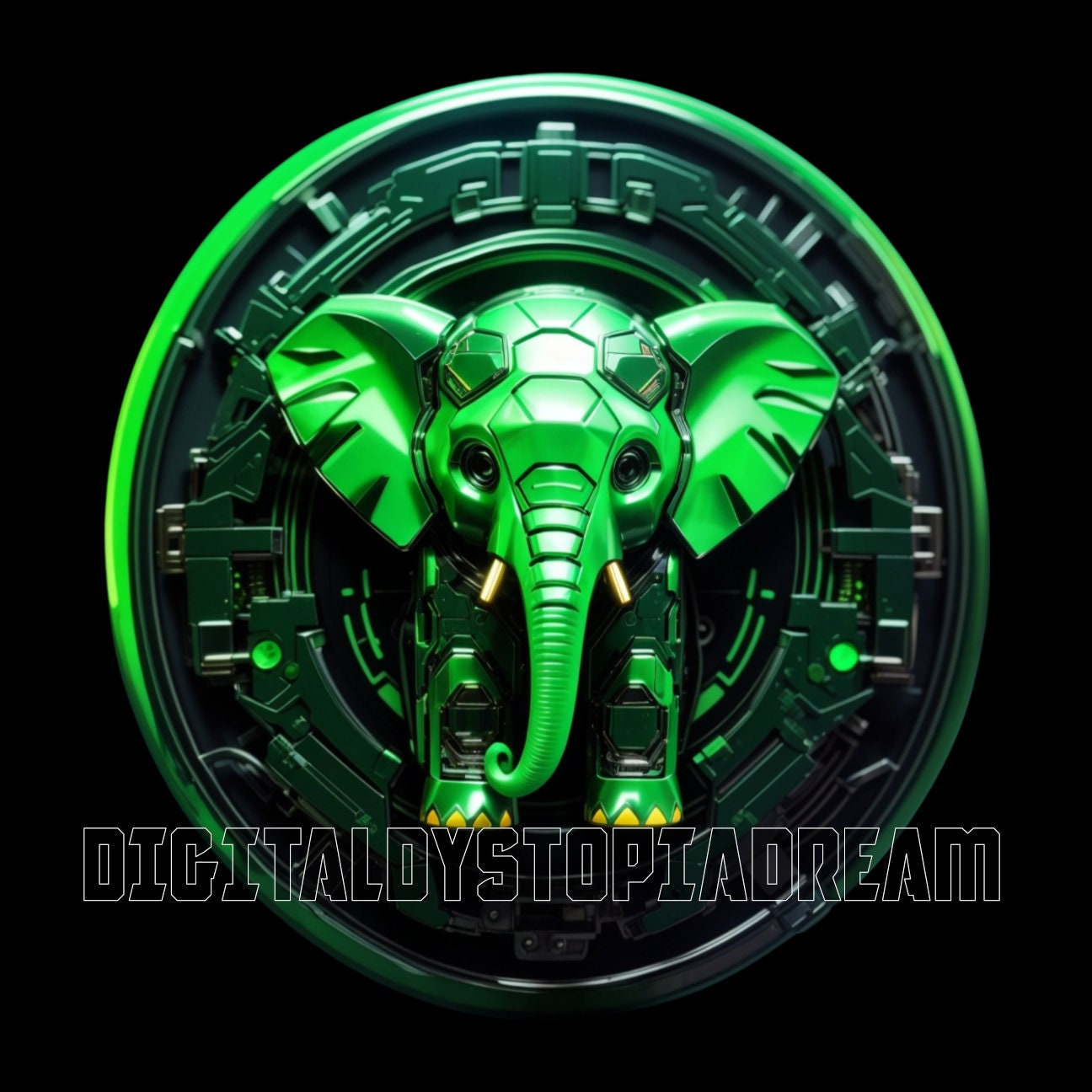 Cyberpunk Elephants Twitch Kick Sub/bit Badges for Streamers,vtubers ...