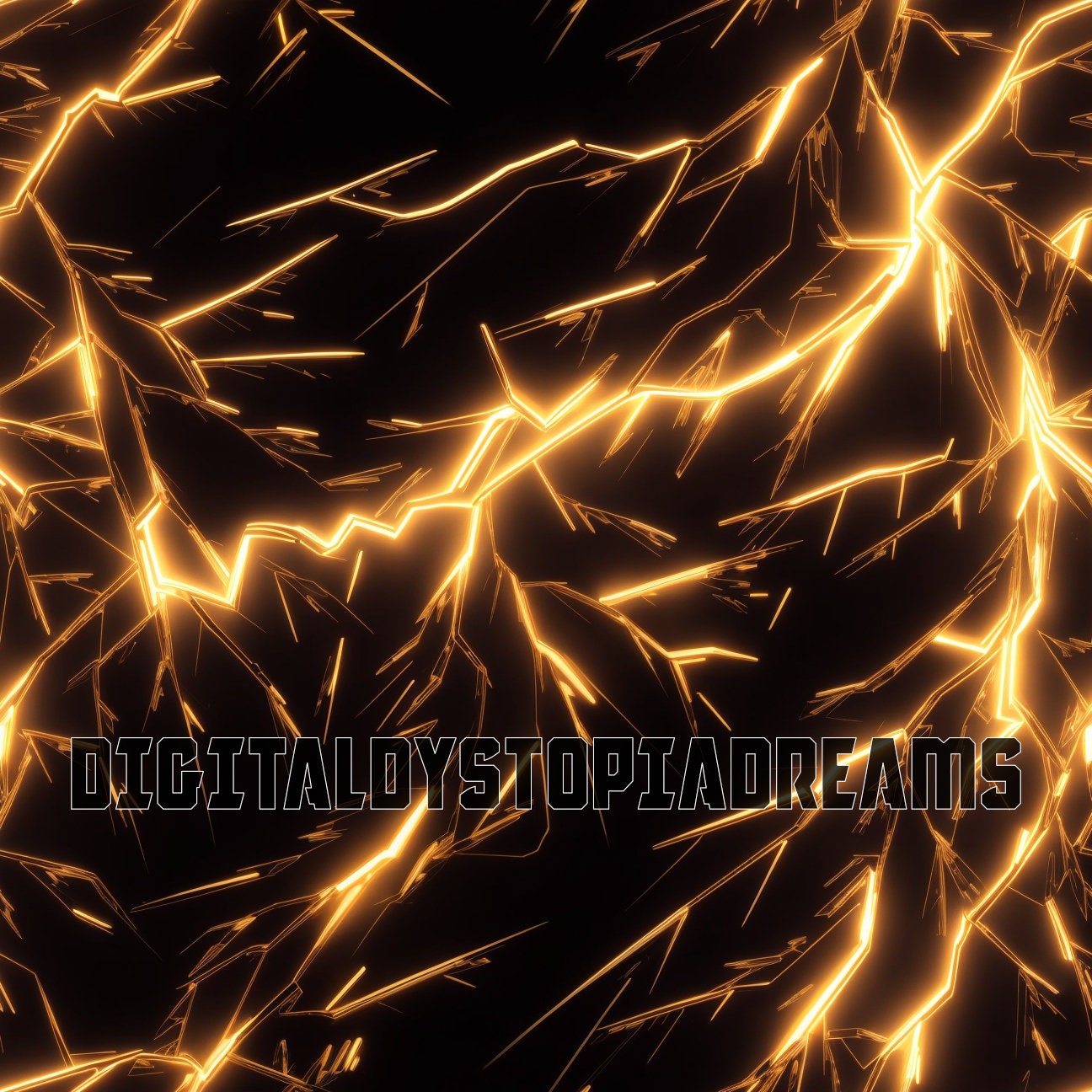 40 Cyberpunk Lightning Seamless Neon Patterns, Glowing Lightning Bolt ...