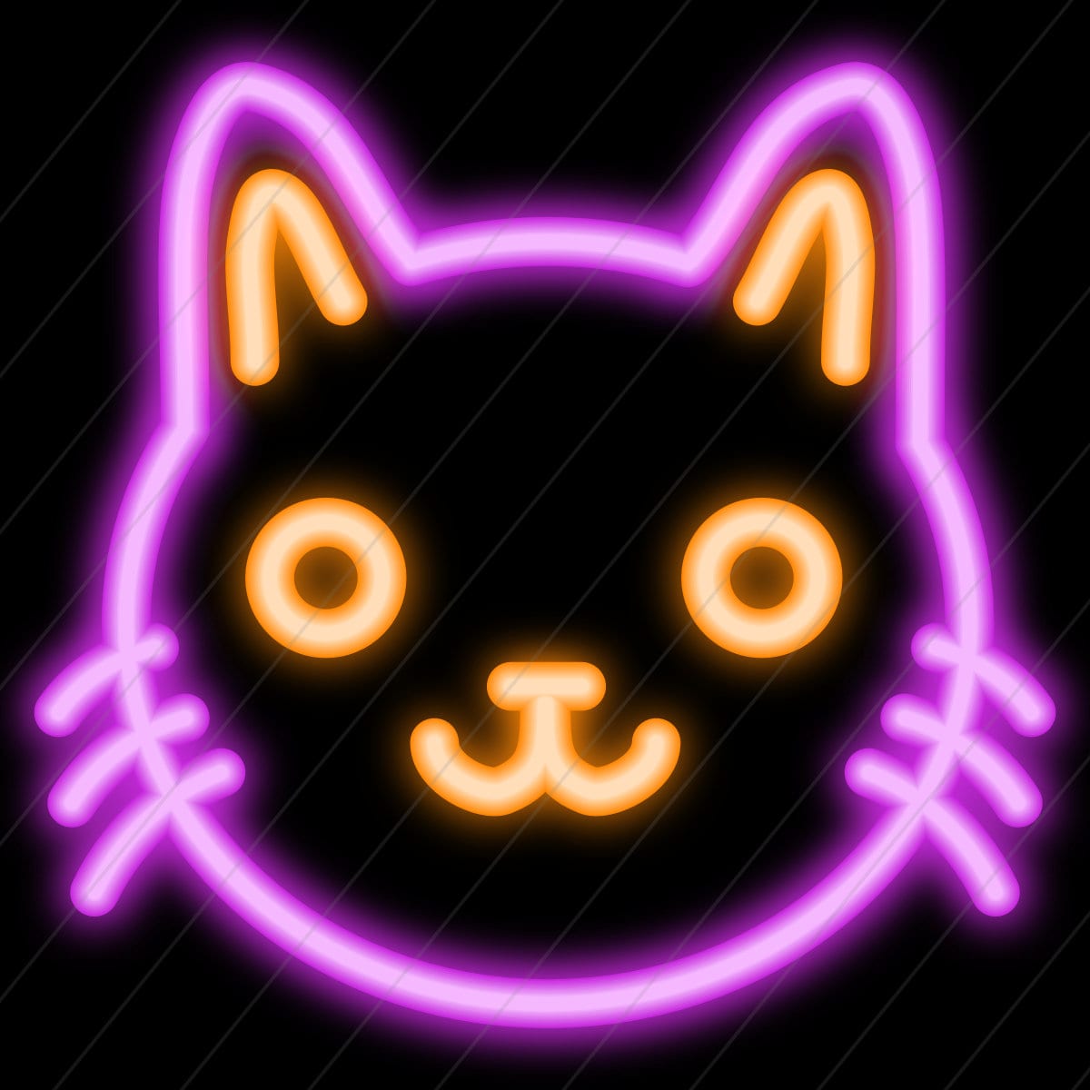 Neon Cats Twitch/kick Sub Bit Badges for Streamers,vtubers,28 ...