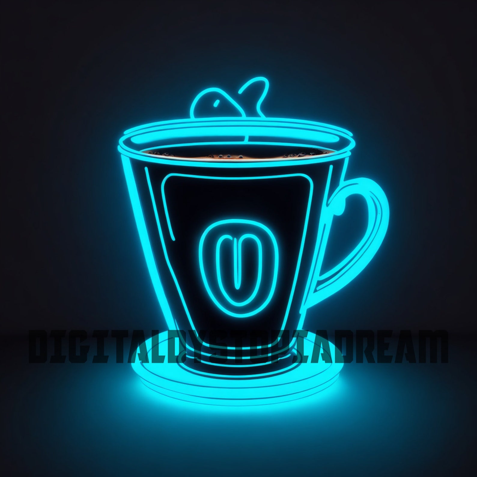 Coffee Cyberpunk Twitch Sub Bit Badges for Streamers, Vtuber ,dark ...