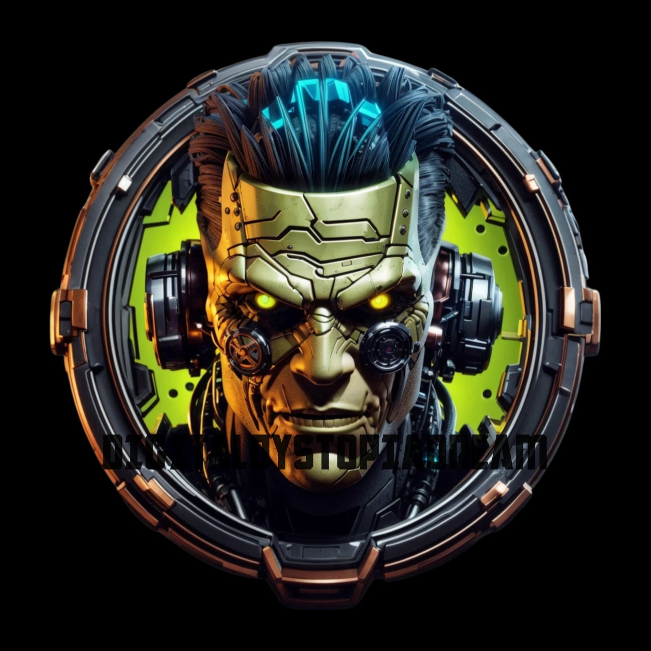 32 Cyberpunk Frankenstein Twitch Sub Bit Badges for Streamers,vtubers ...