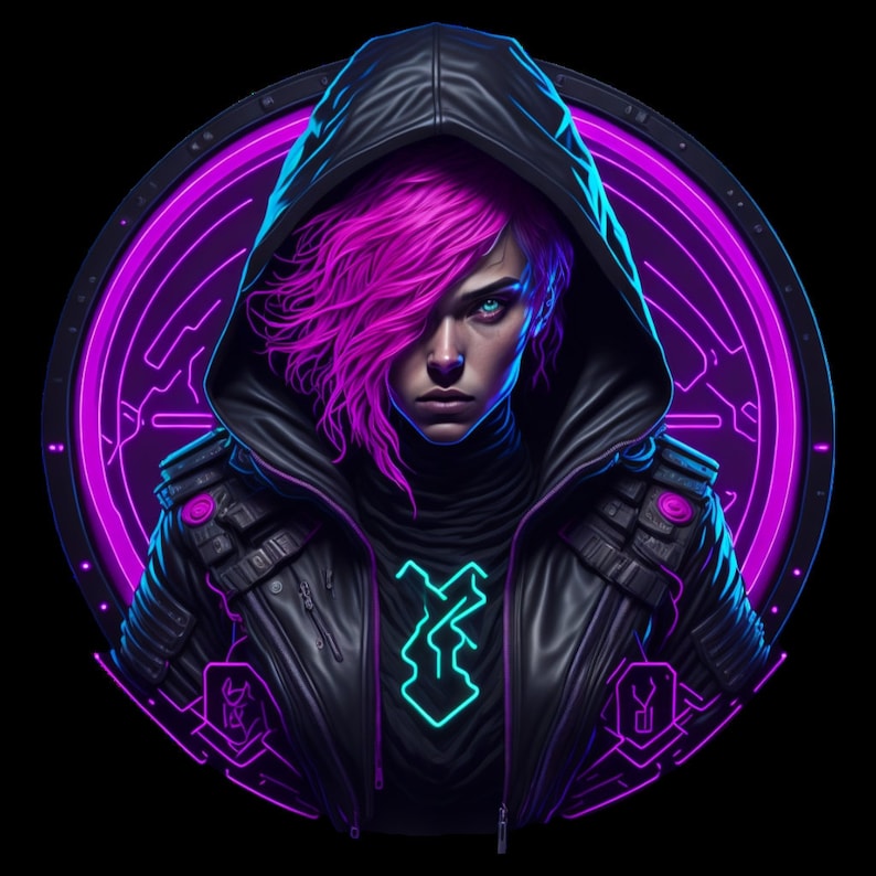 Cyberpunk Hackers Twitch Sub Badges and Bit Badges for Streamers ...