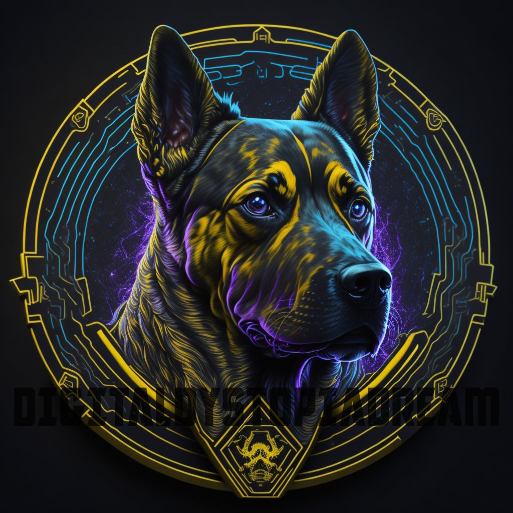 Cyberpunk Dog Twitch Sub Badges and Bit Badges for Streamers | Dark ...